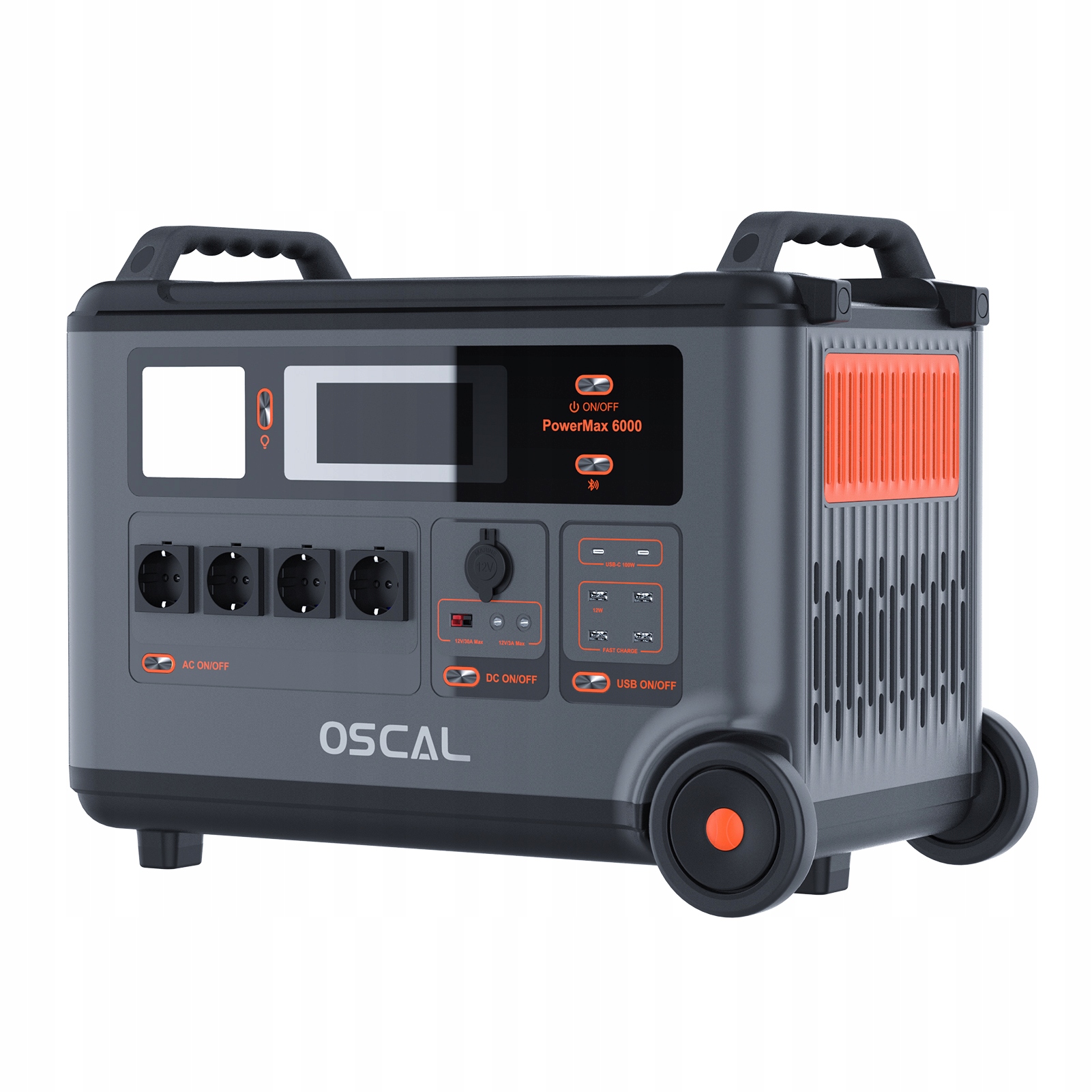 STACJA ZASILANIA 6000W 3600Wh LiFePO4 GENERATOR UPS LED Oscal PowerMax 6000 - Sklep, Opinie ...