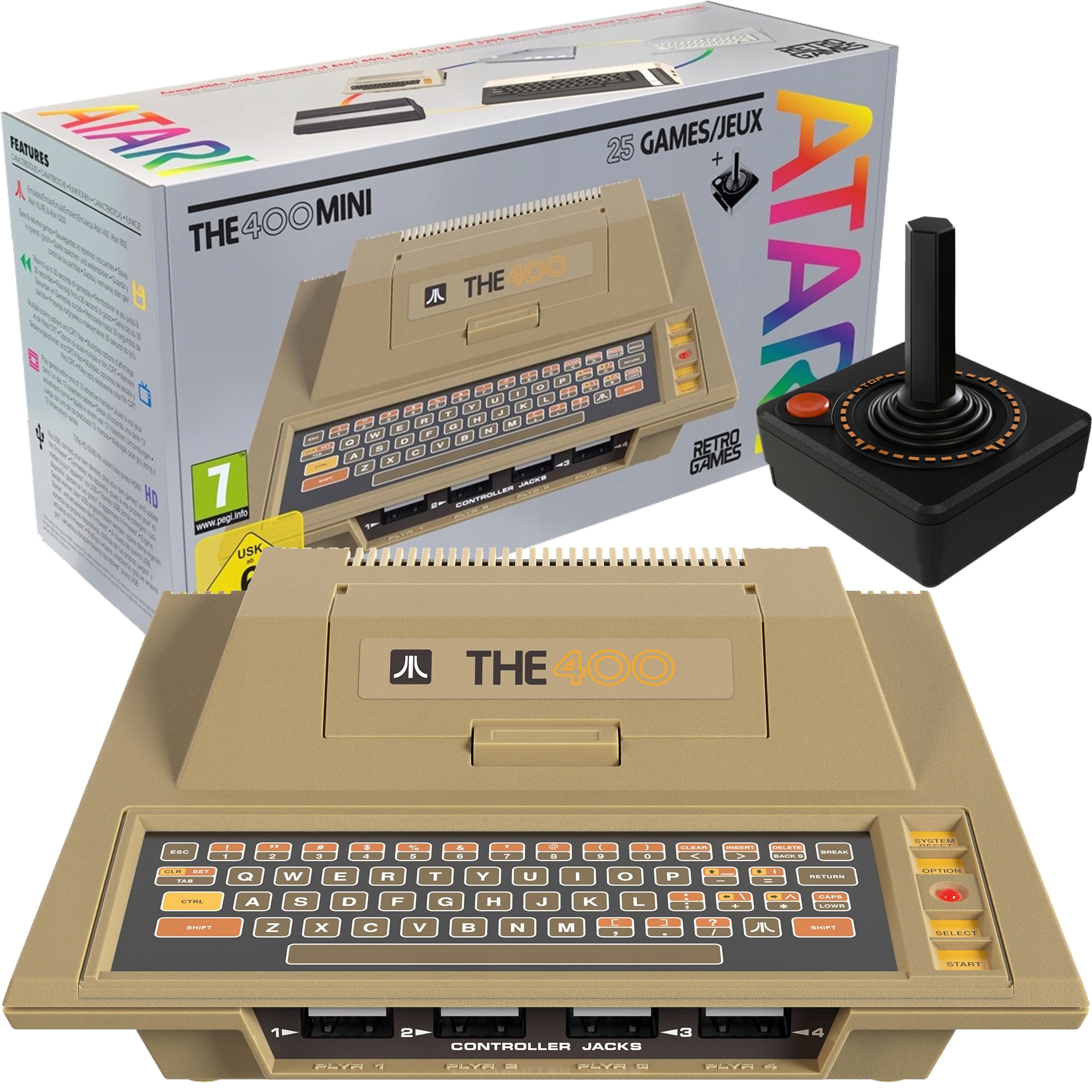 Konsola ATARI The 400 Mini retro - Sklep, Opinie, Cena w Allegro