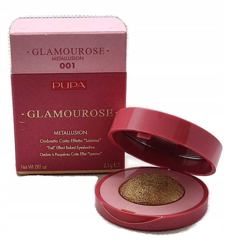 Pojedynczy cień Pupa Prasowane metaliczne • Cena, Opinie - Allegro