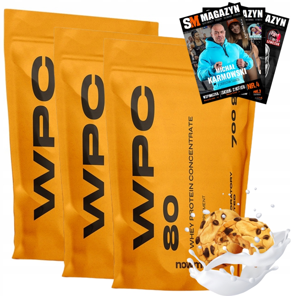 nowmax WPC 80 2100 G BIAŁKO WHEY PROTEIN SERWATKA RZEŹBA AMINOKWASY KOŚCI - 0652733204585 ...