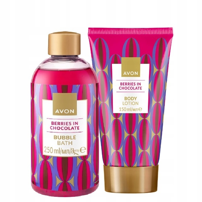 Avon Berries in Chocolate Zestaw Owoce Leśne w Czekoladzie [Płyn ...