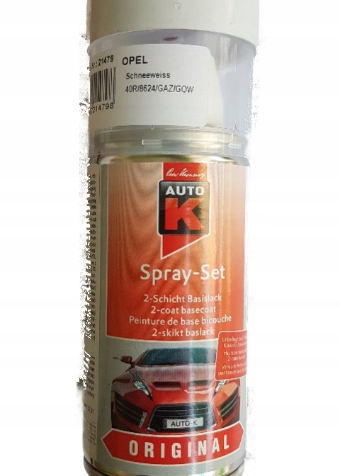 Pintura spray coche Opel código 40R - Encuentra tu color en AutoSpray
