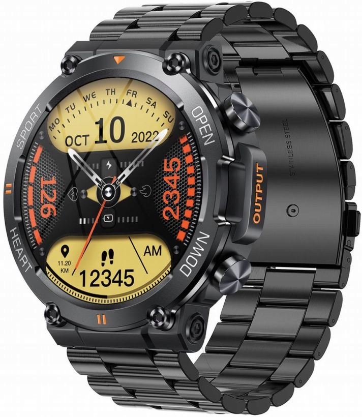 Smartwatch Gravity GT7 czarny • Cena, Opinie - Allegro