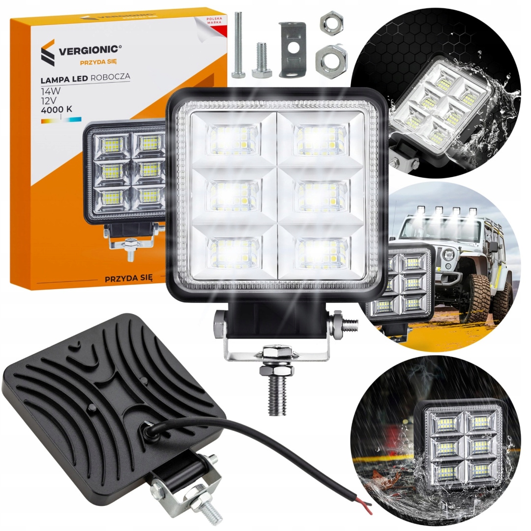 LAMPA ROBOCZA LED Mocna Halogen OFF Road Ciągnik Quad 1500 lm (7610 ... LAMPA ROBOCZA LED Mocna Halogen OFF Road Ciągnik Quad 1500 lm (7610 ...