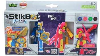 StikBot STIK BOT figurki akcji 2szt LEGENDZ S1531 (5060122735940 ...