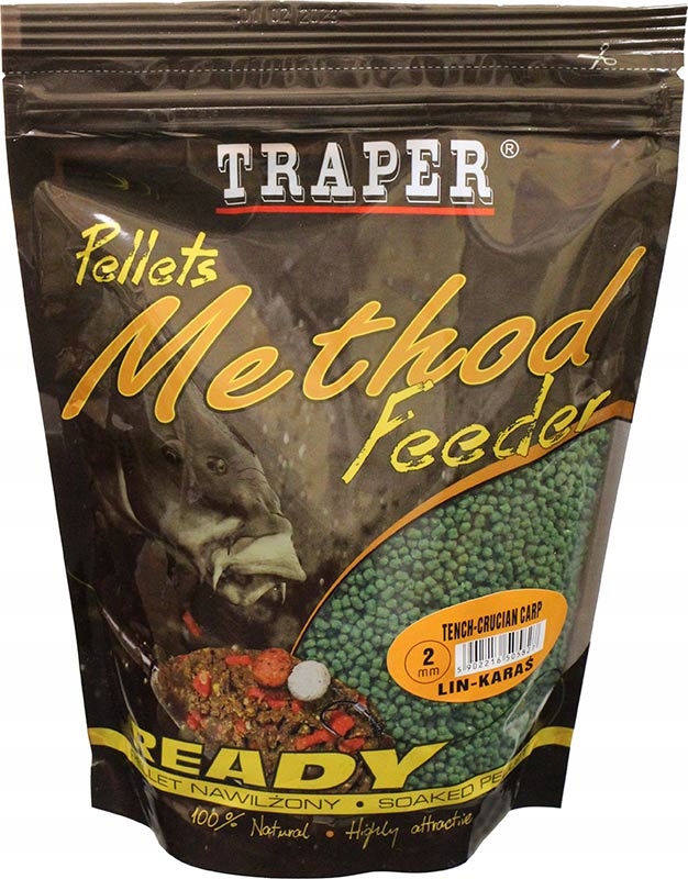 Pellet Traper Method Feeder Ready 2mm 500g Lin Karaś • Cena, Opinie - Allegro