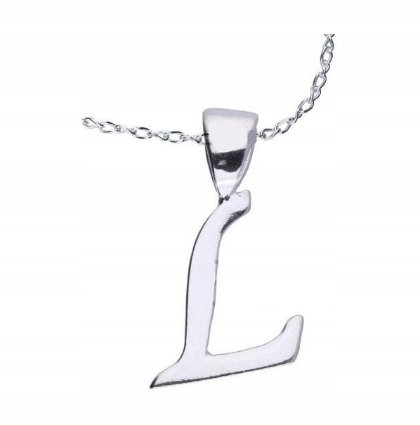LITERKA L Z ŁAŃCUSZKIEM 925 NASZYJNIK + GRAWER • Cena, Opinie ...