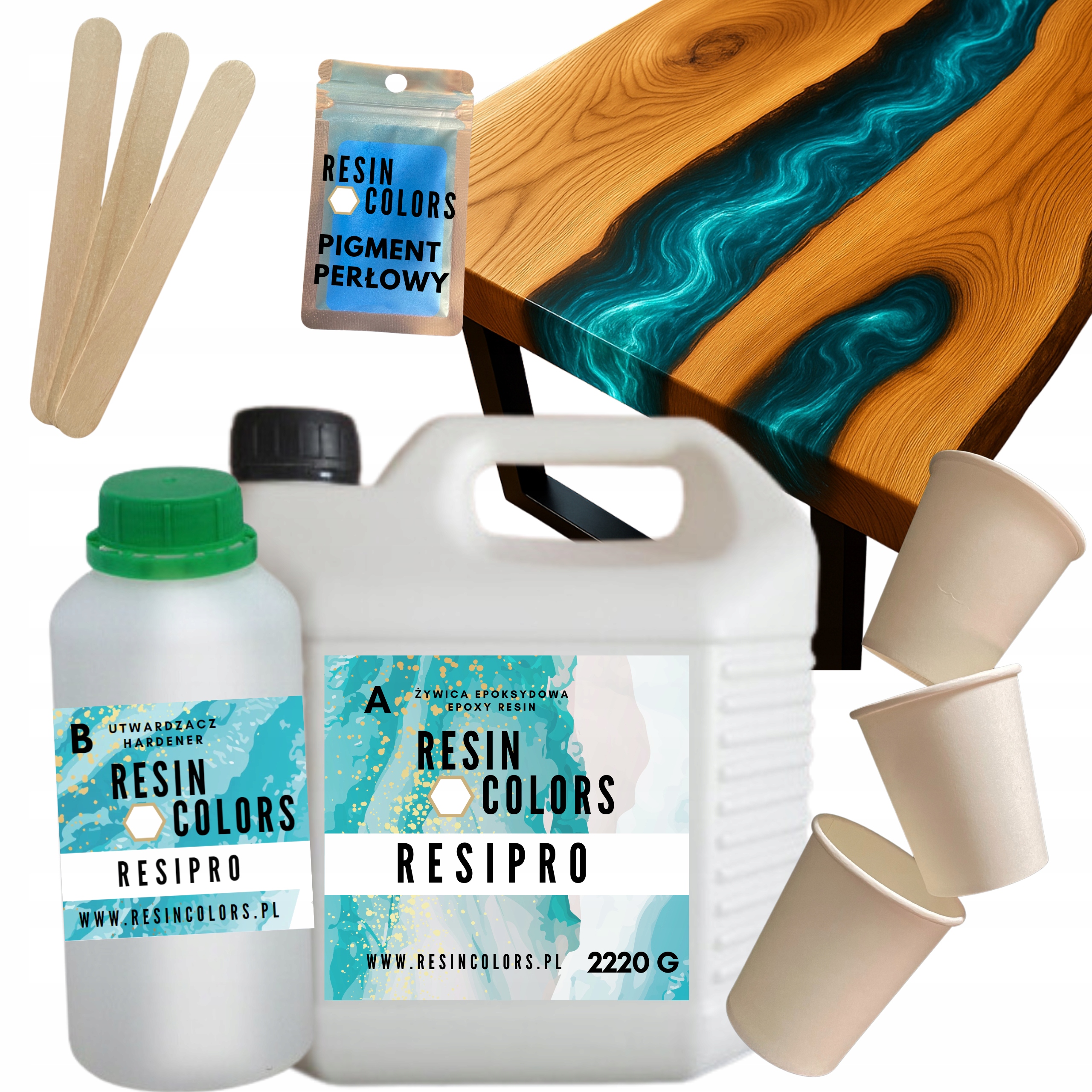 ŻYWICA EPOKSYDOWA ODLEWNICZA 3KG, KRYSTALICZNA, TRANSPARENTNA, DO DREWNA • Cena, Opinie • Żywica ...