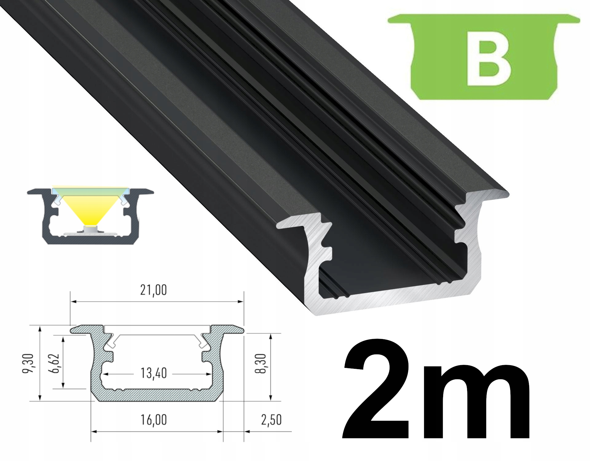 PROFIL DO LED ALU TYP B WPUSZCZANY CZARNY 2M (PROFIL DO TAŚM LED B ... PROFIL DO LED ALU TYP B WPUSZCZANY CZARNY 2M (PROFIL DO TAŚM LED B ...