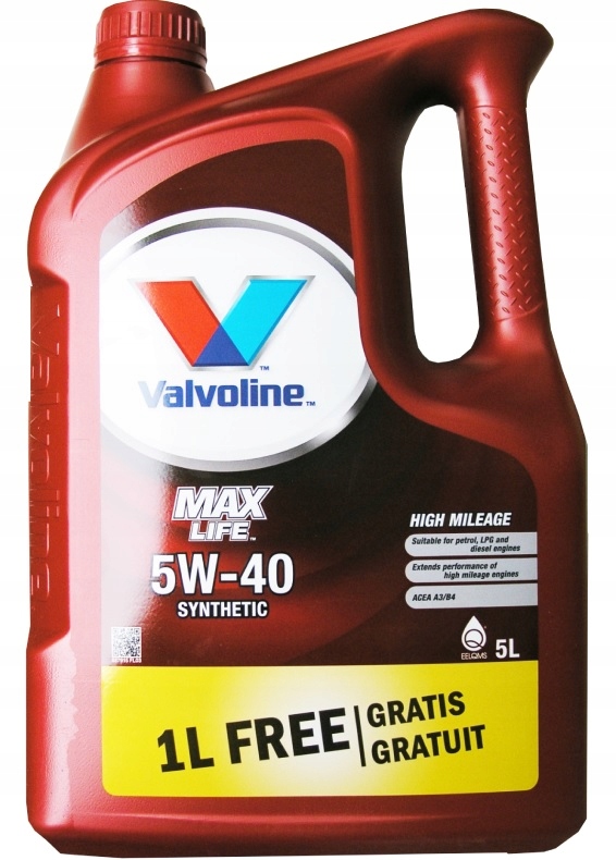 Valvoline Maxlife 5W40 5L купить на Avtoex из Польши в Украине - Львов ...