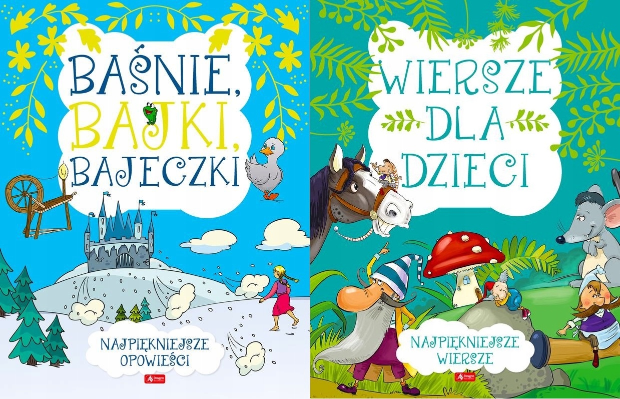BAŚNIE BAJKI BAJECZKI + WIERSZE DLA DZIECI /2 TOMY (12473993057 ...