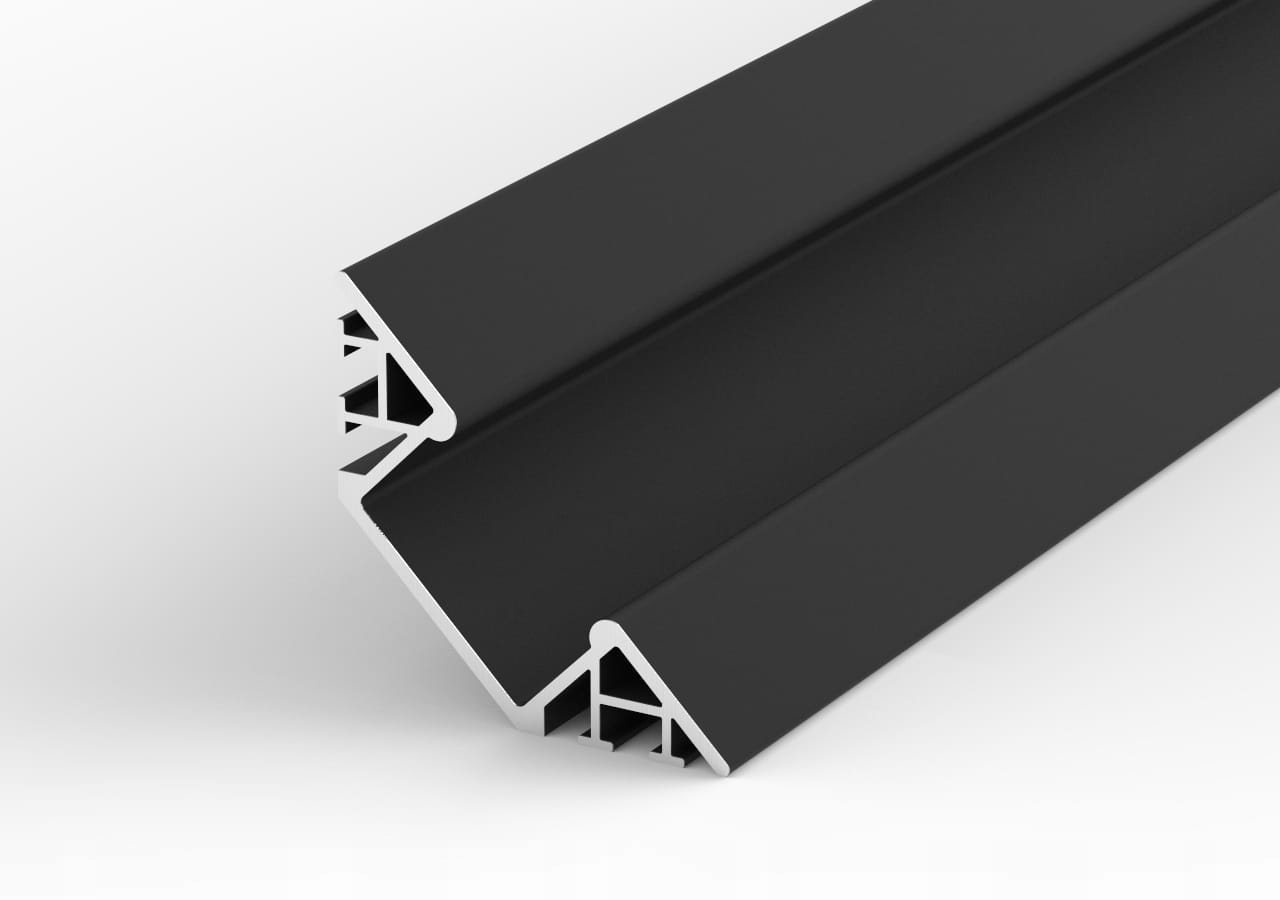 Profil led - wpuszczany kątowy P7 CZARNY (5905090605973) • Cena, Opinie ...