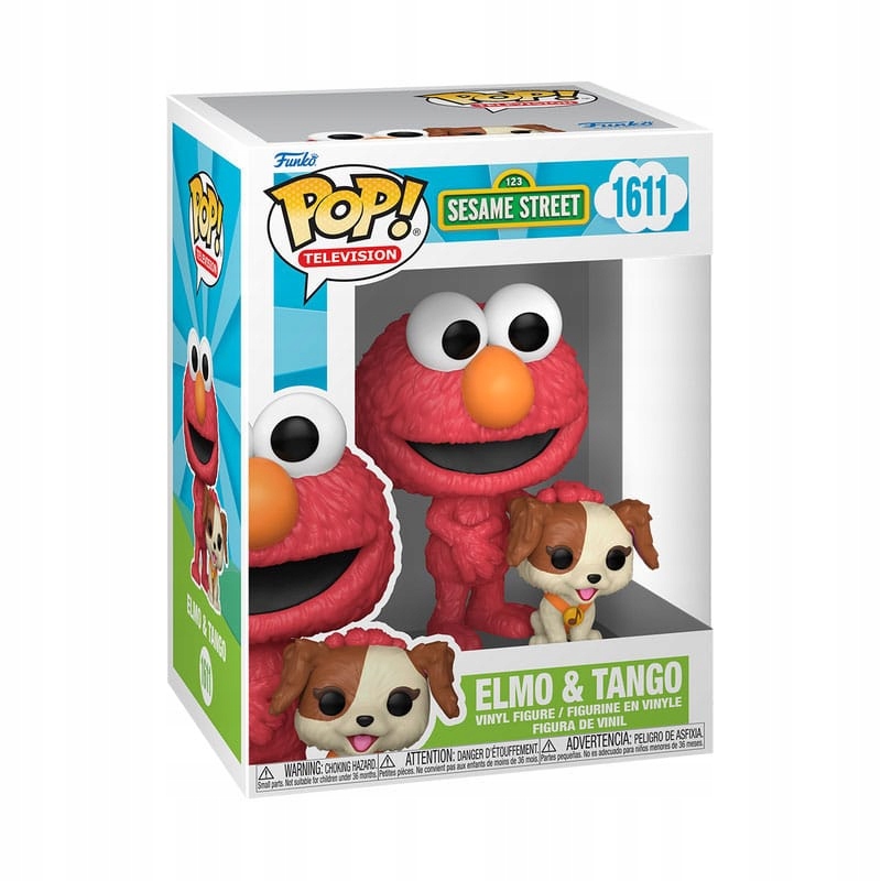 Sesame Street POP! TV Vinyl figúrka Elmo & Tango 9 cm - Allegro