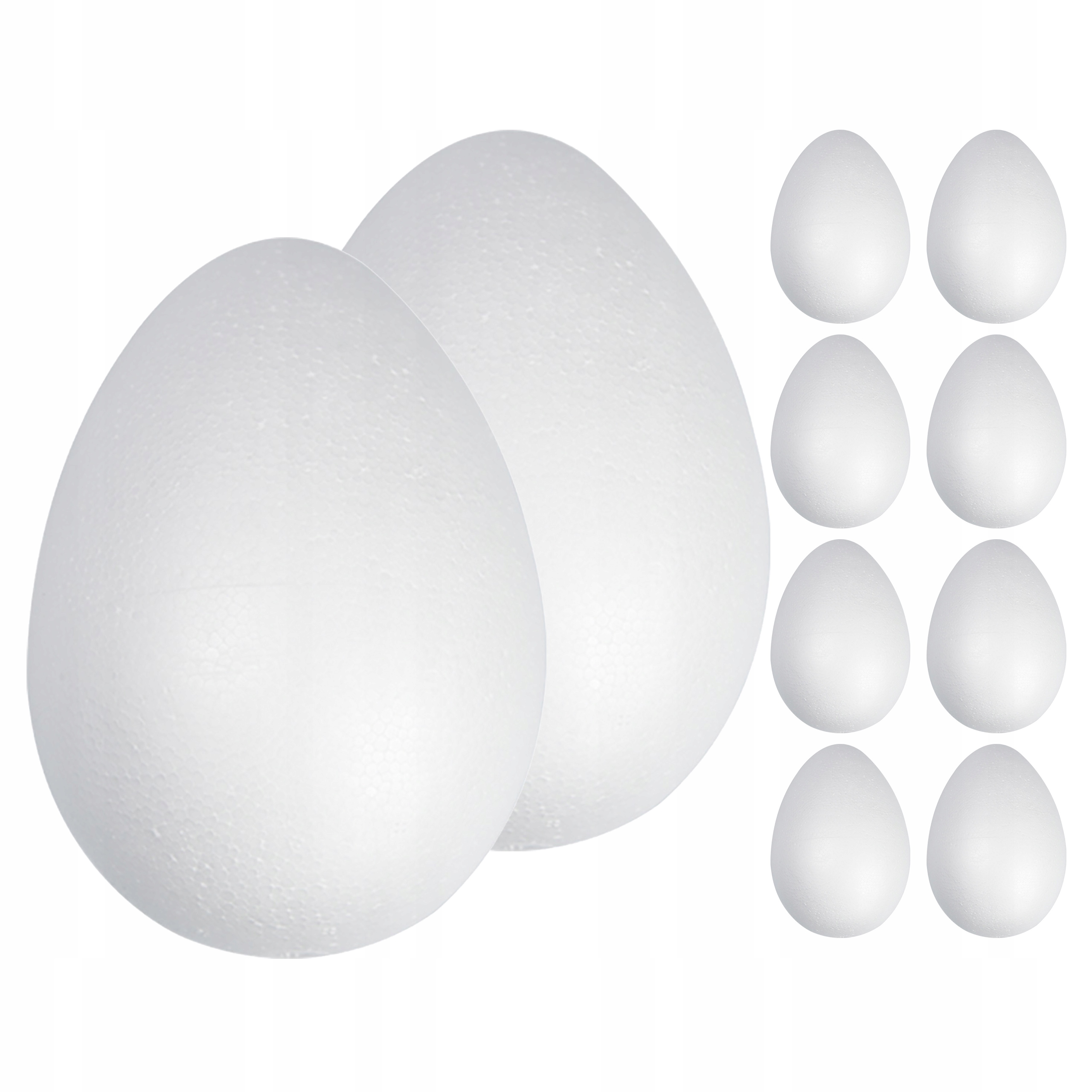 JAJKA STYROPIANOWE 10cm 10szt Jajko Jaja Jajo Pisanki WIELKANOC JAJO ...