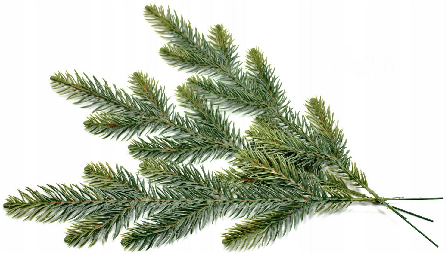 ŚWIĄTECZNA GAŁĄZKA ŚWIERKU SZTUCZNA CHOINKA STROIK DEKORACJA JAK ŻYWA 3 ...