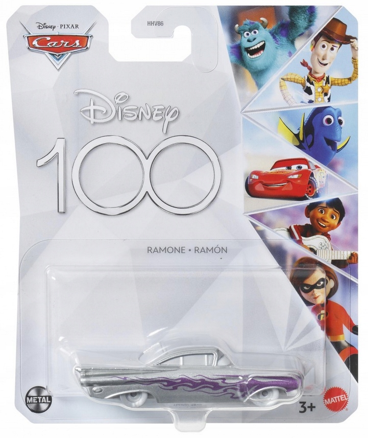 CARS AUTA ROMAN RAMONE 100 DISNEY 1:55 NOWY MATTEL (194735147687 ...
