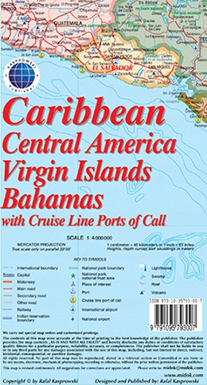 KARAIBY, AMERYKA ŚRODKOWA BAHAMY, WYSPY DZIEWICZE mapa KASPROWSKI Praca ...