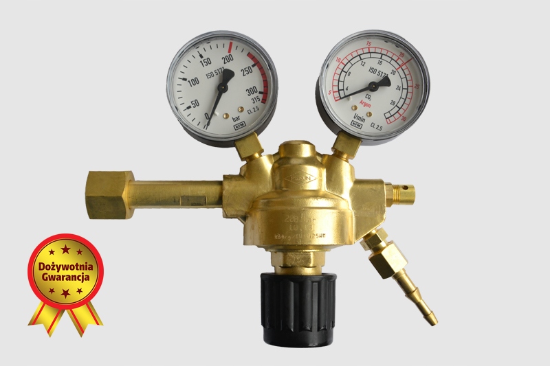 REDUKTOR PERUN ARGON CO2 MIESZANKA 2,5 bar RBArg • Cena, Opinie • Reduktory 13069326614 • Allegro