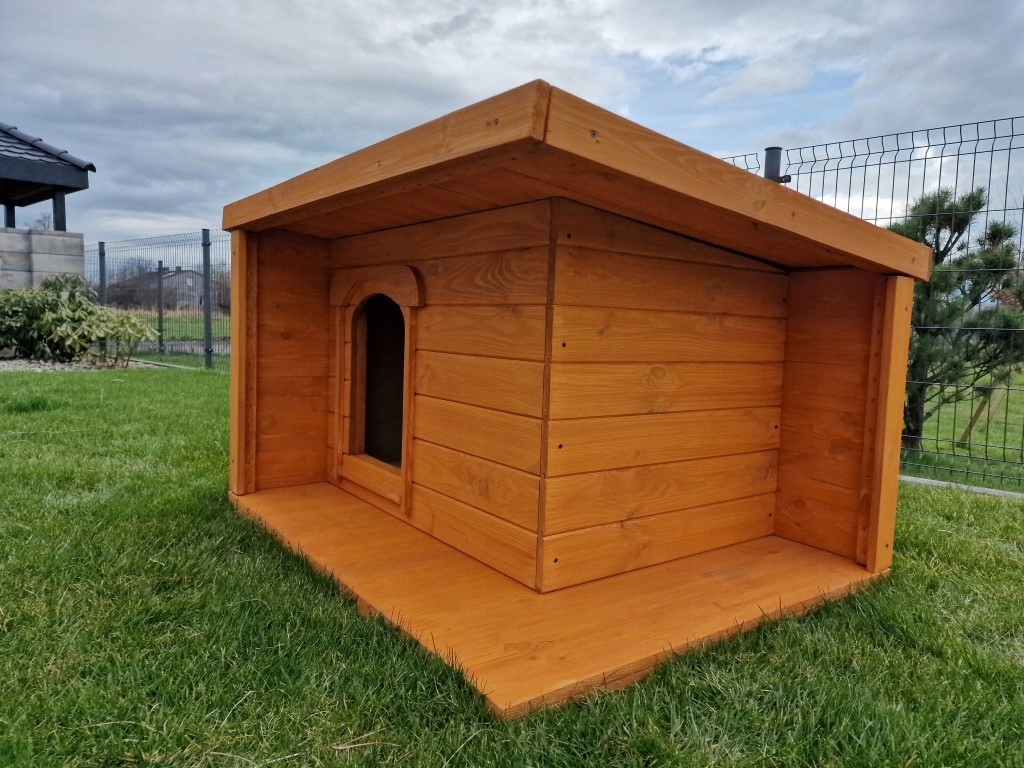 BUDA dla psa BUDY XXL12 OCIEPLANA Nowoczesna, Taras, Domek dla psa ...