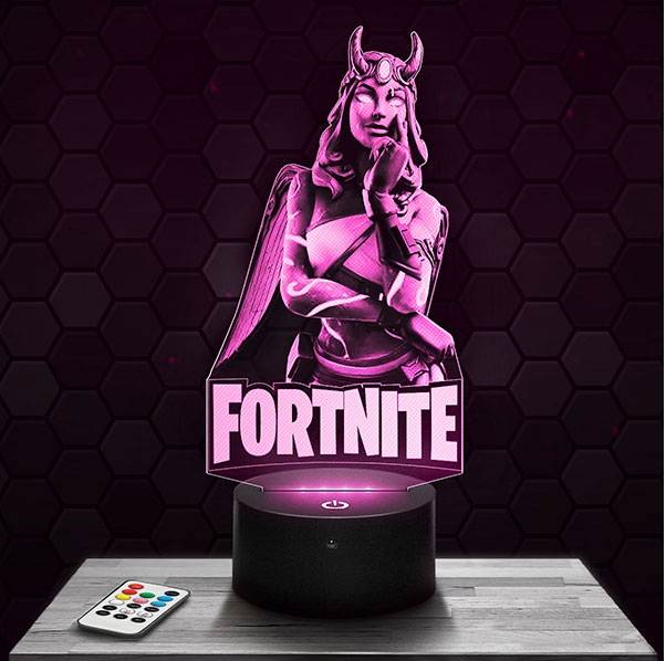 Lampka Nocna Fortnite Darkheart 3D Led Imię - Plexido | Sklep EMPIK.COM