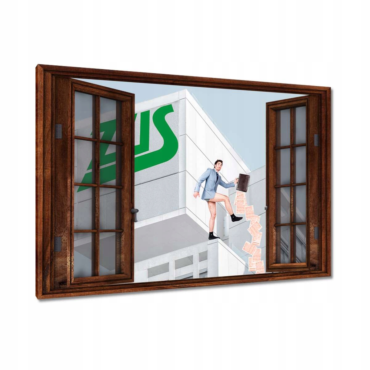 Obrazy 90x60 Podnikatel vs ZUS za 552.00CZK - Allegro