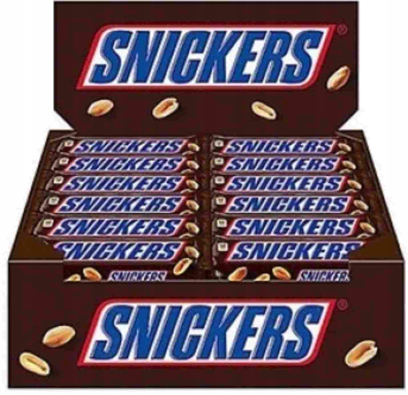 (x40) SNICKERS Baton 50g (5000159461122) • Cena, Opinie • Batony ...