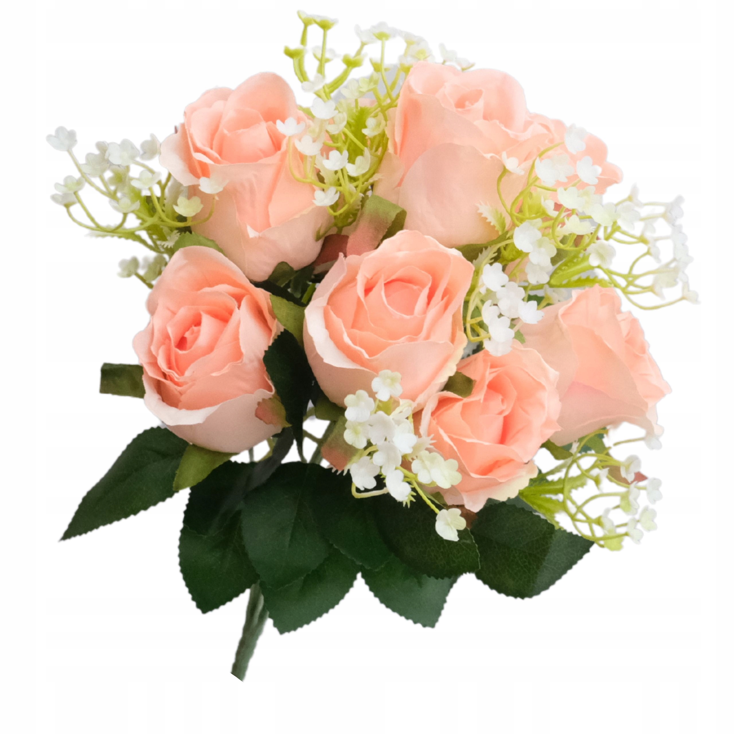 BUKIET RÓŻ RÓŻE LIŚCIE GĘSTE GAŁĄZKI NA ŚLUB STROIK PIĘKNE KWIATY JAK ...