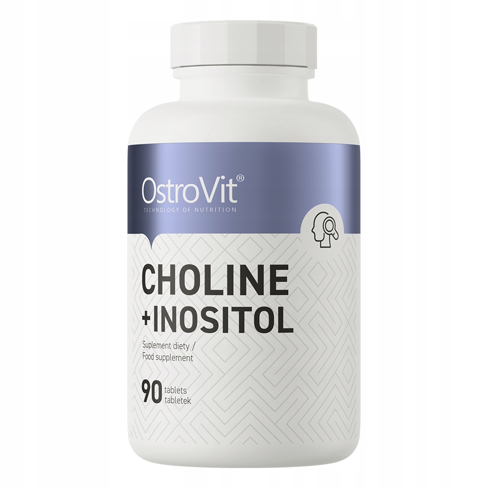 Výživový doplnok OstroVit Cholín Inositol cholín tablety 90 ks. - Allegro