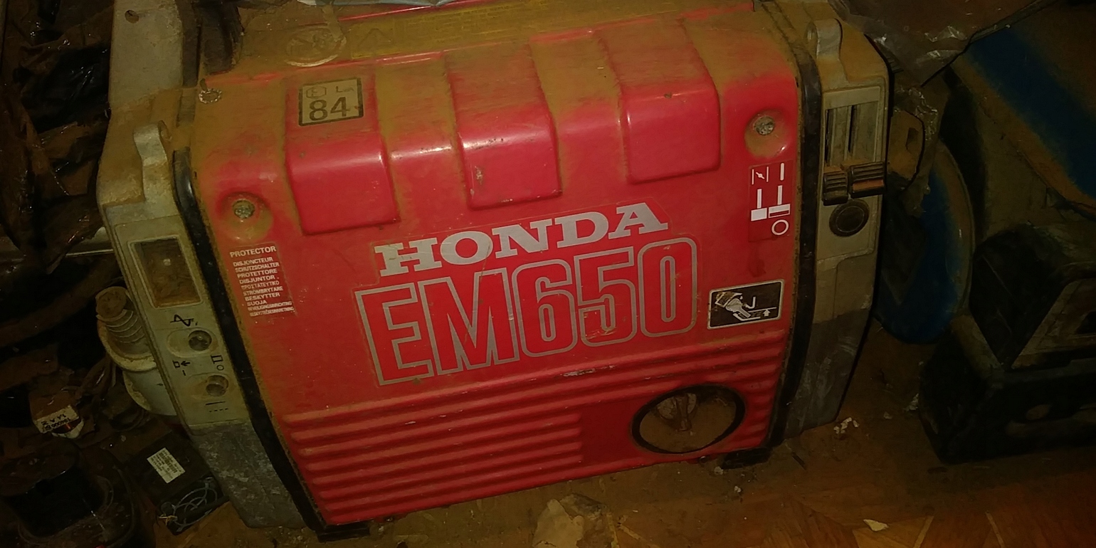Mały walizkowy agregat prądotwórczy HONDA EM650 - Sklep, Opinie, Cena w ...