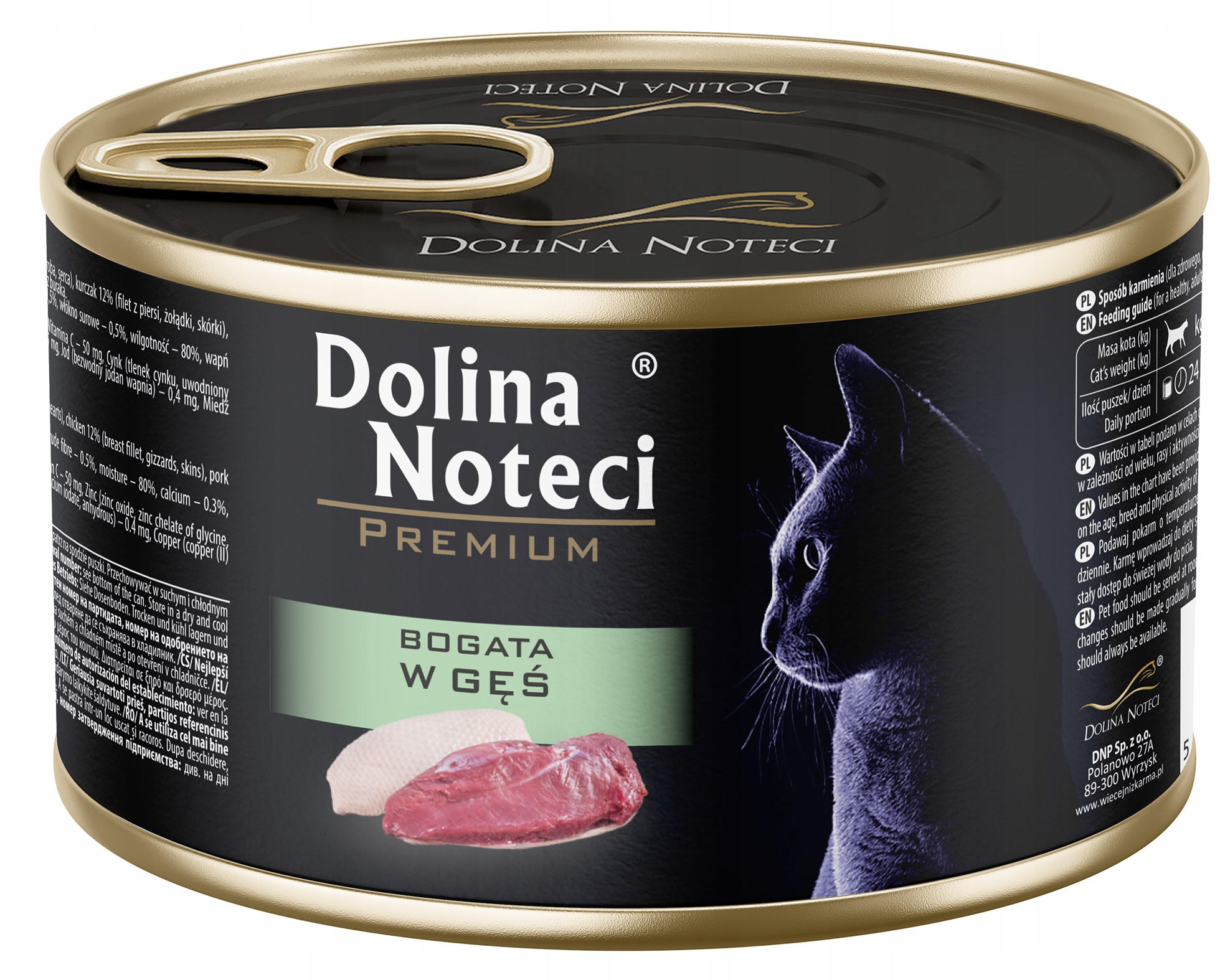 Dolina Noteci Premium Karma mokra dla kota puszka 185g - Gęś (5902921312017) • Cena, Opinie ...