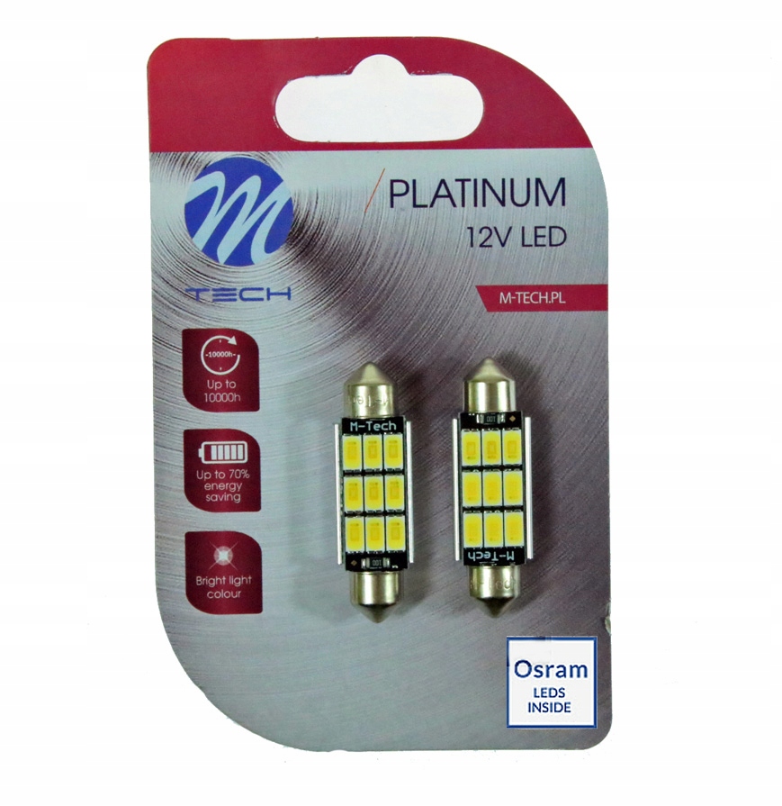 Żarówka LED OSRAM c5w 41mm canbus 12V zimna jasna za z TARNOWO PDG ... Żarówka LED OSRAM c5w 41mm canbus 12V zimna jasna za z TARNOWO PDG ...