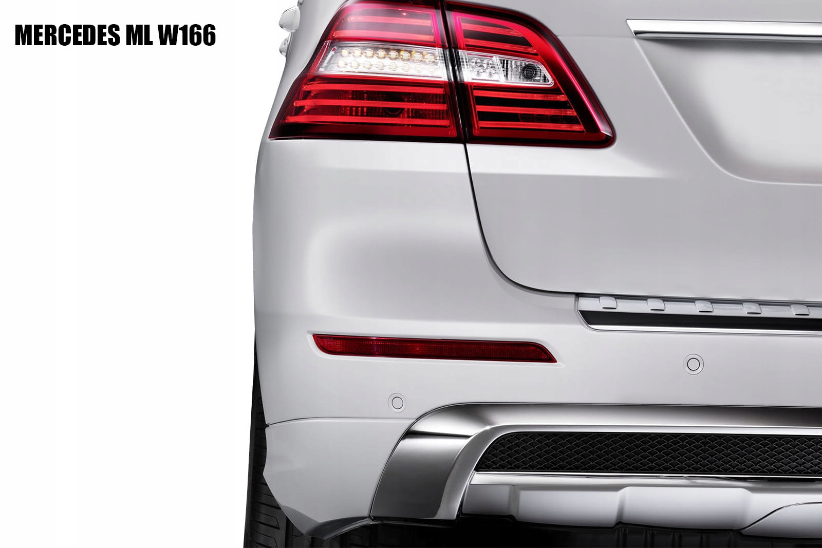 MERCEDES ML W166 ODBLASK ZDERZAKA TYŁ L 1668200074 1668200074 za 45,99 ...