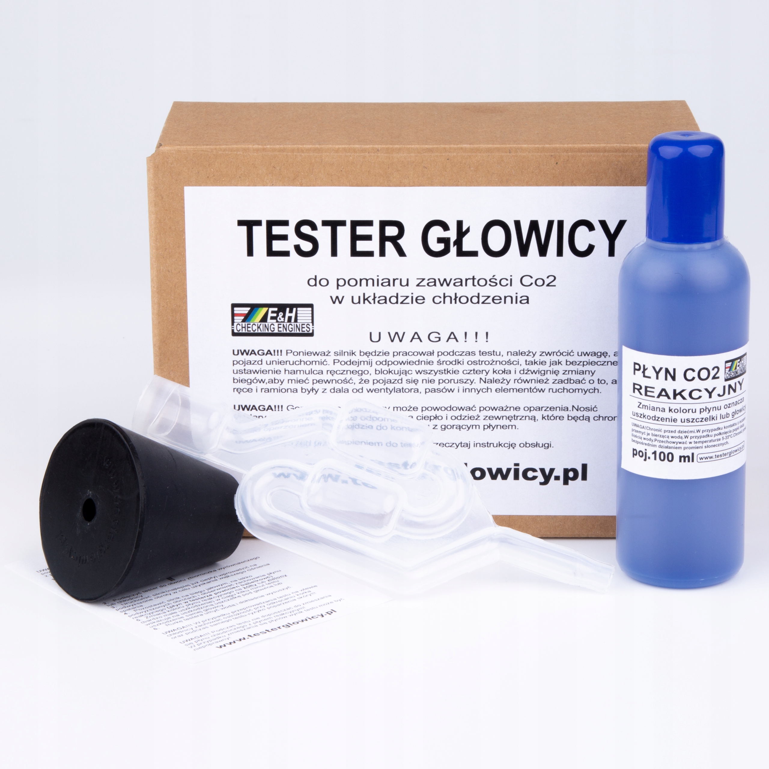 TESTER SZCZELNOŚCI USZCZELKI GŁOWICY CO2 40 TESTÓW 5904165192318 za 24 ...