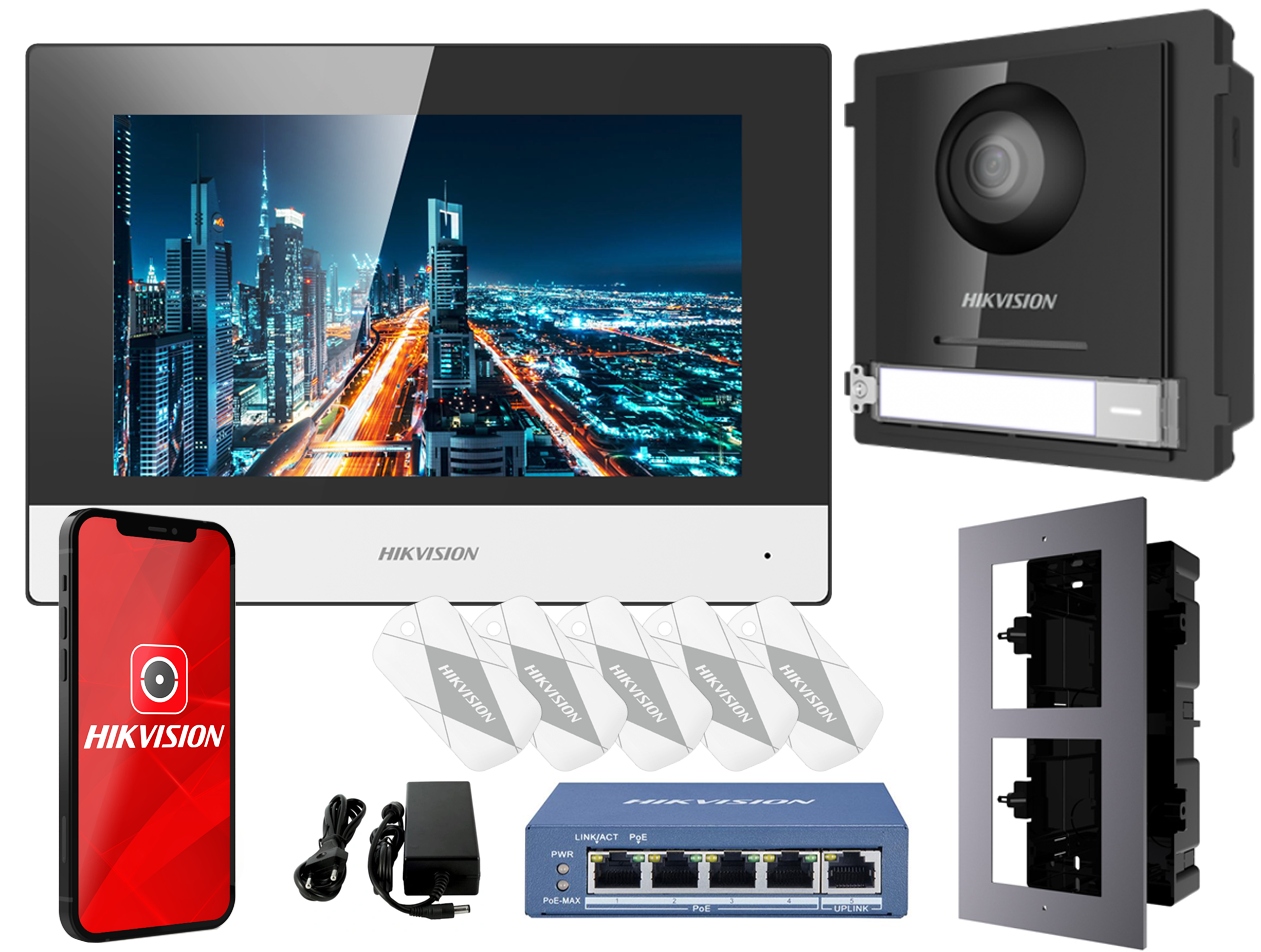 Wideodomofon Hikvision IP DS-KD8003-IME1 + LCD 7'' (5904035374608 ...