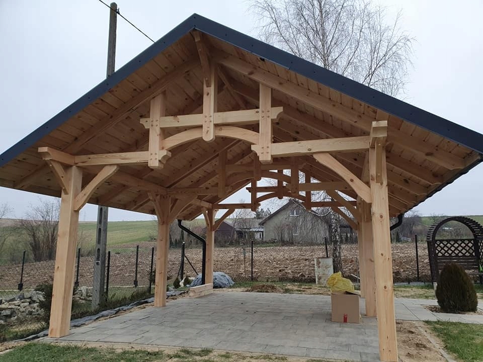 Wiata samochodowa altana garaż • Cena, Opinie - Allegro