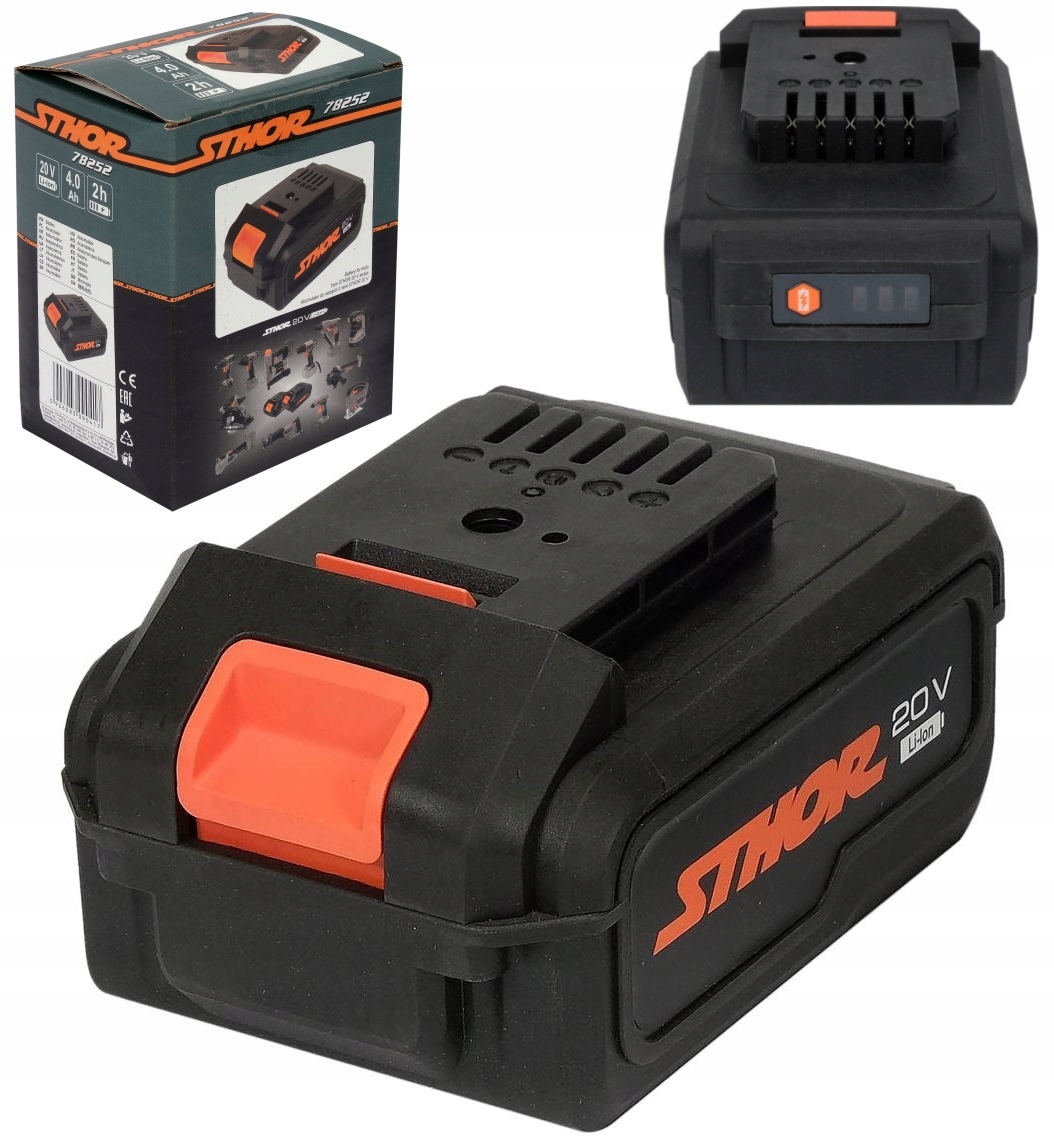 STHOR AKUMULATOR Li-Ion 20V 4Ah BATERIA SYSTEM 20V (5906083090417) • Cena, Opinie 14061545007 ...