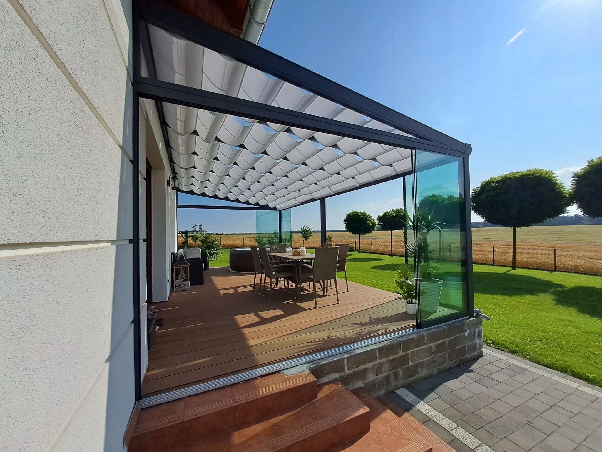 Ogród zimowy Modern PRO 406x300 dach poliwęglanowy • Cena, Opinie ...