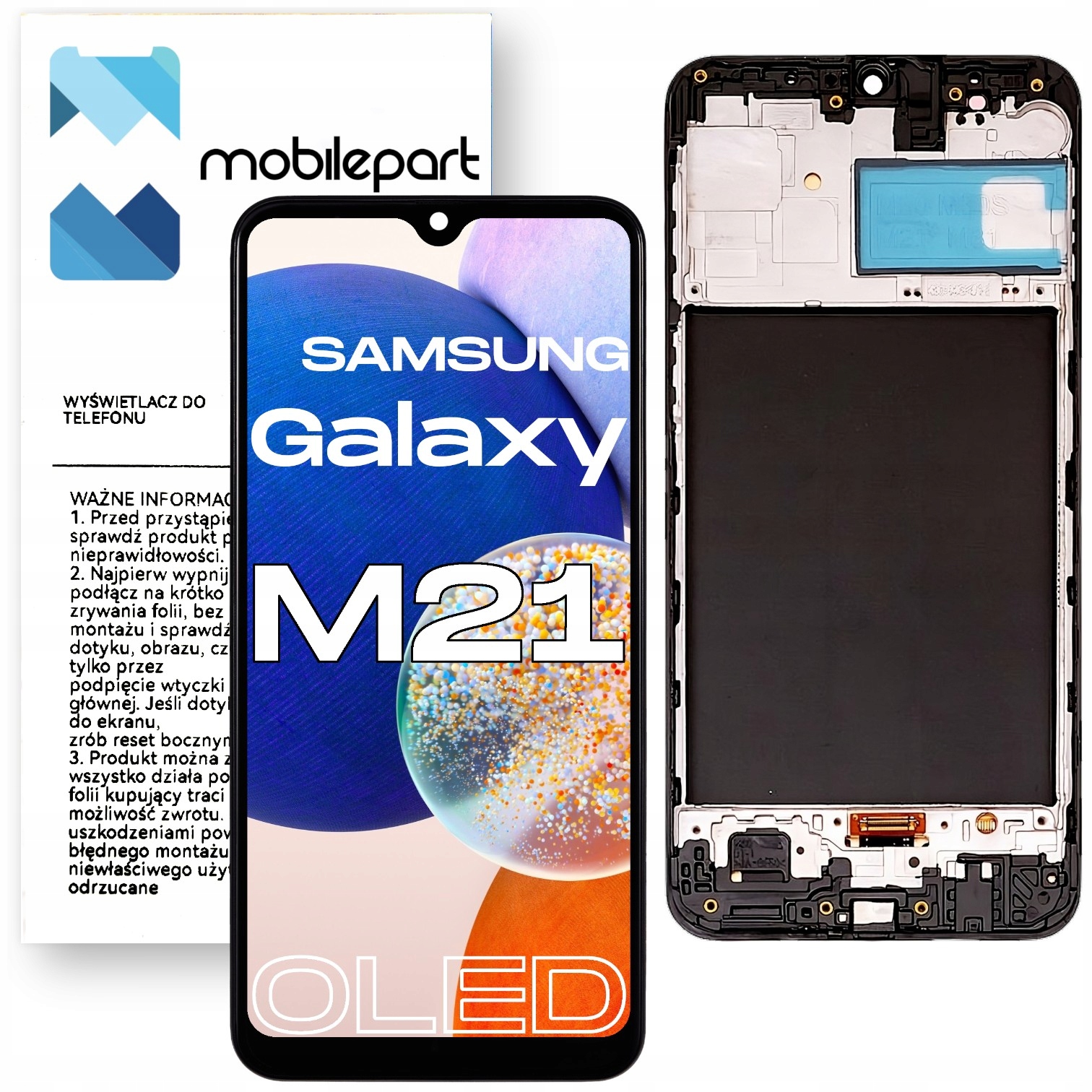 Wyświetlacz do Samsung Galaxy M21 LCD SM-M215 Ekran Oled Ramka - Sklep ...