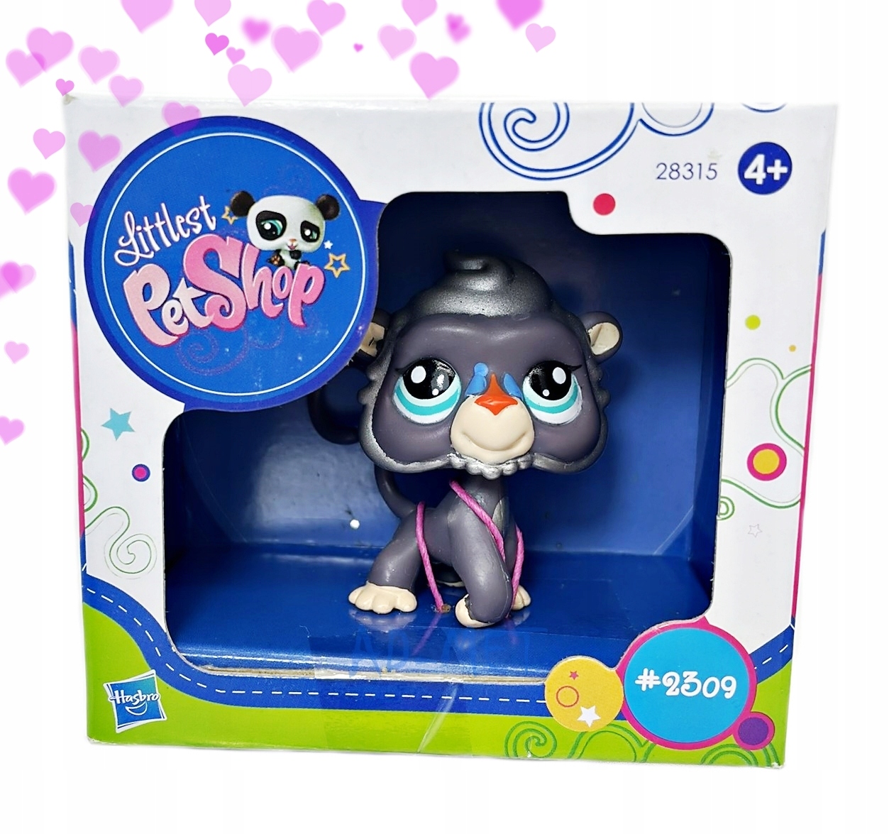 HASBRO LITTLEST PET SHOP MAŁPKA PAWIAN #2309 FIGURKA LIMITOWANA ...