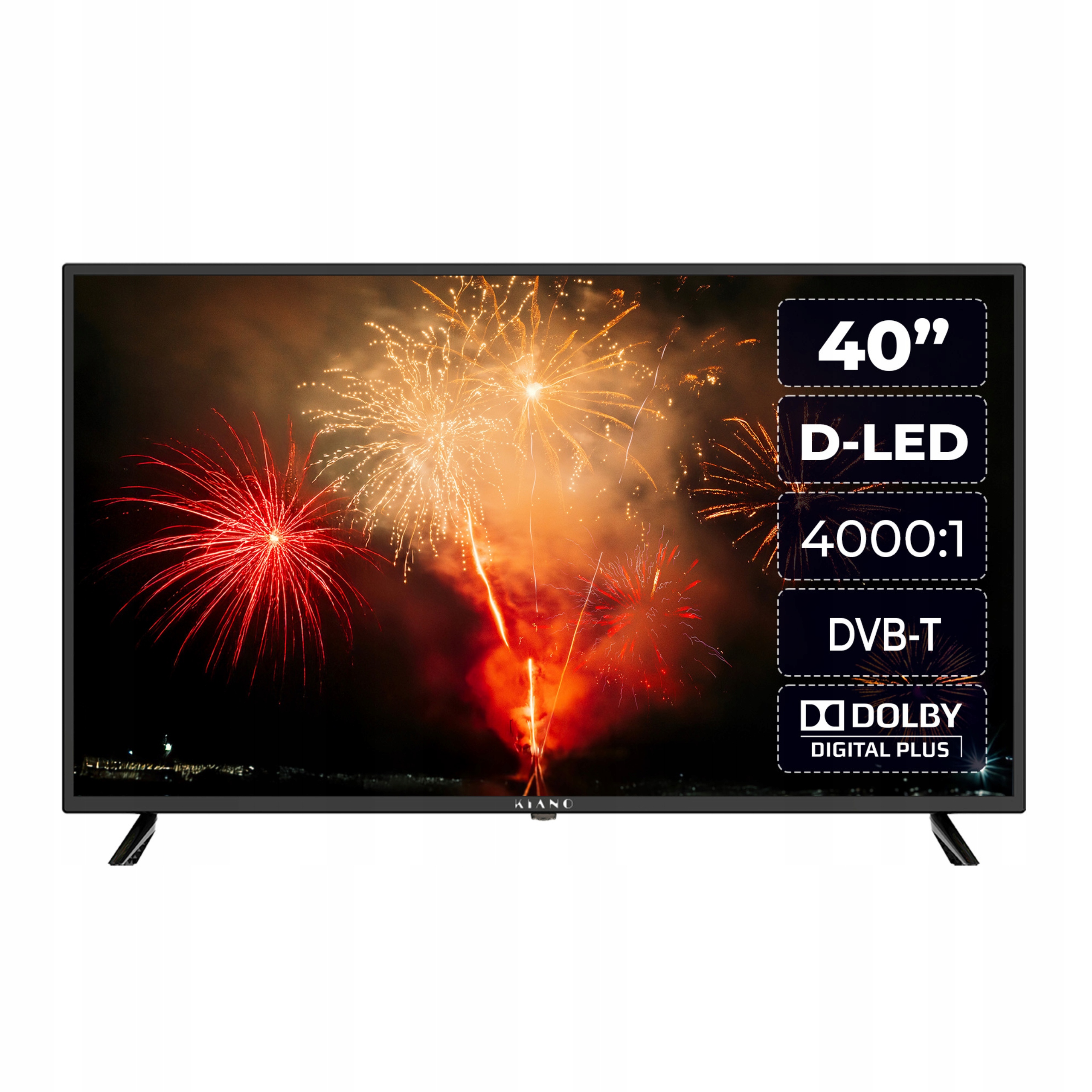 Telewizor LED Kiano KS40 40" Full HD czarny - Sklep, Opinie, Cena w Allegro