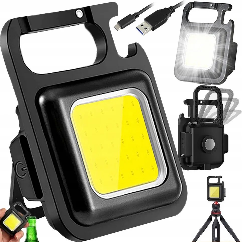 MOCNA MINI LATARKA LAMPKA LED KIESZONKOWA BRELOK - 6915438335966 ...