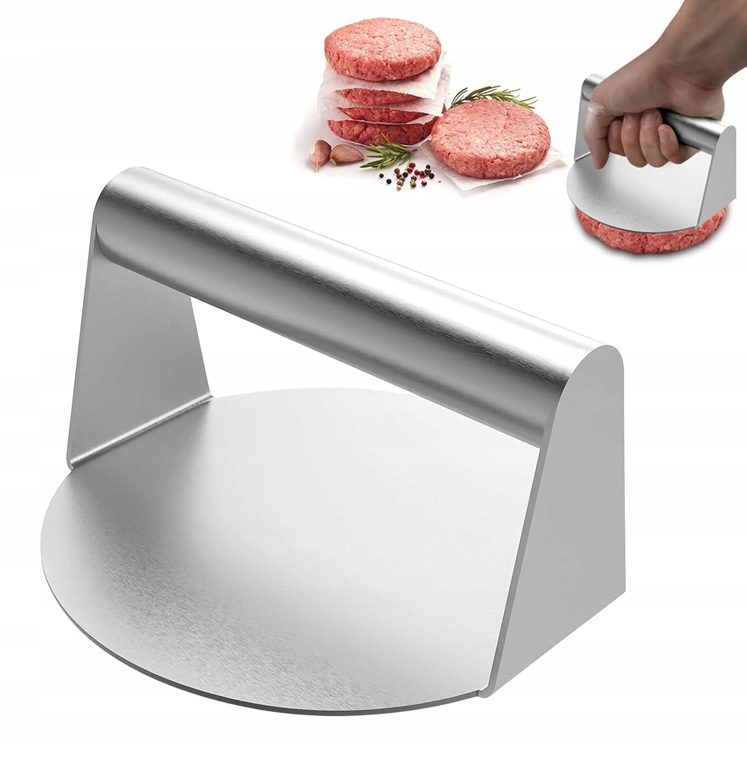 PRASKA FORMA DO KOTLETÓW BURGERÓW NA GRILLA PRASA DO HAMBURGERÓW (BB ...