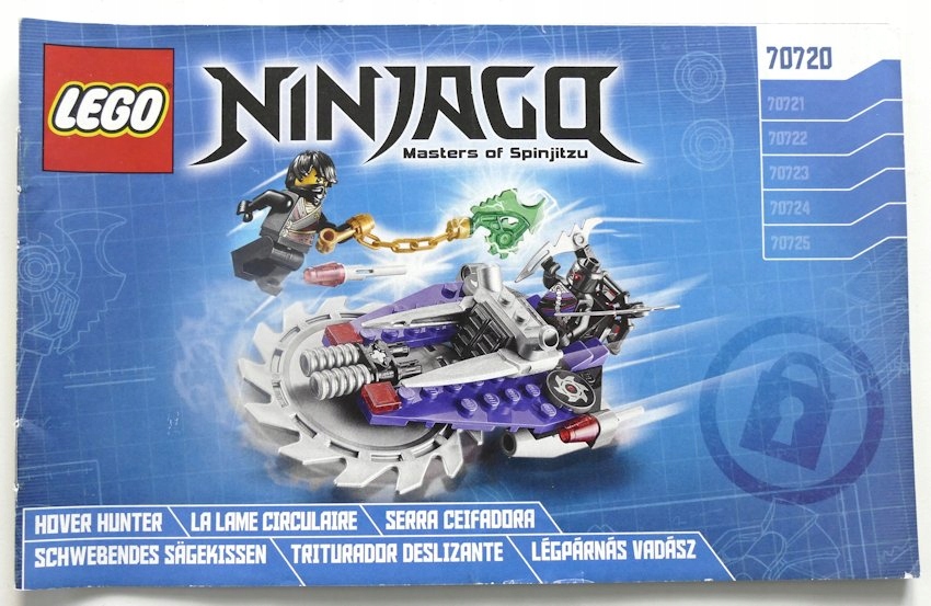 LEGO INSTRUKCJA NINJAGO 70720 PODUSZKOWIEC • Cena, Opinie • Instrukcje ...