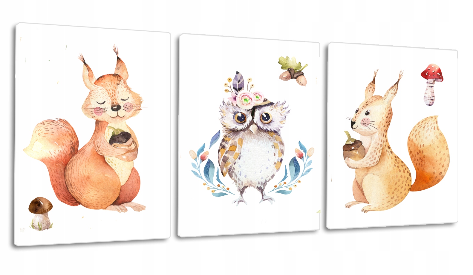 OBRAZ OBRAZKI DLA DZIECI BOHO SOWA LAS 150CM 12352443256 - Allegro.pl