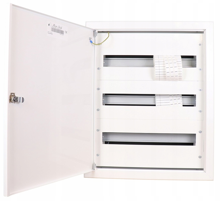 ROZDZIELNICA METALOWA PODTYNKOWA SKRZYNKA NA BEZPIECZNIKI 3x20 60M ...