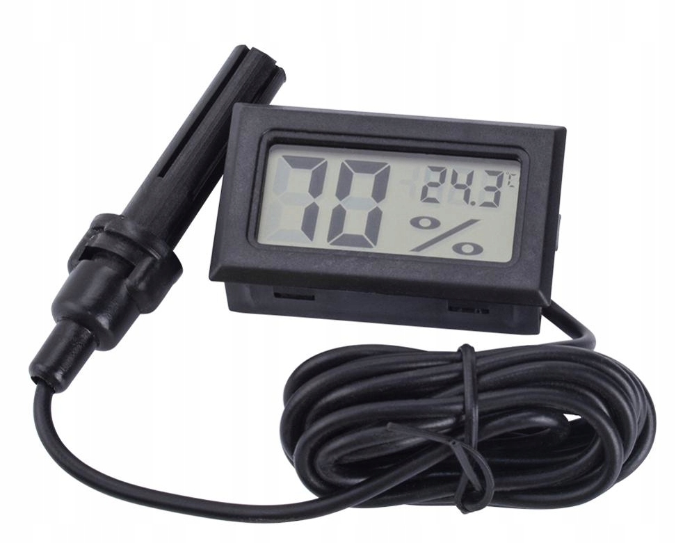 Termometr Higrometr Cyfrowy Eelektroniczny z Sondą - Sklep, Opinie ...