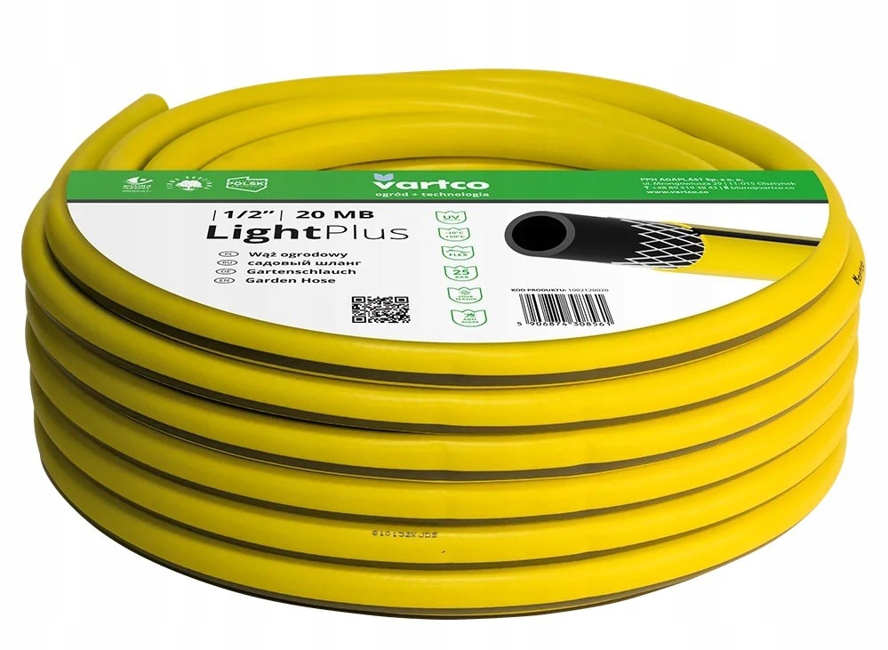 Wąż ogrodniczy Light Plus Vartco 1/2 cala 10 m (5903268094307) • Cena, Opinie • Węże 12306125287 ...