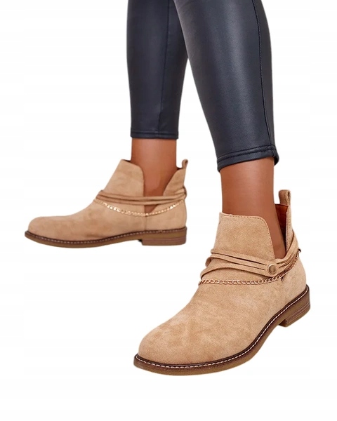 Royalfashion botki damskie płaski obcas rozmiar 39 (5905350956425 ...