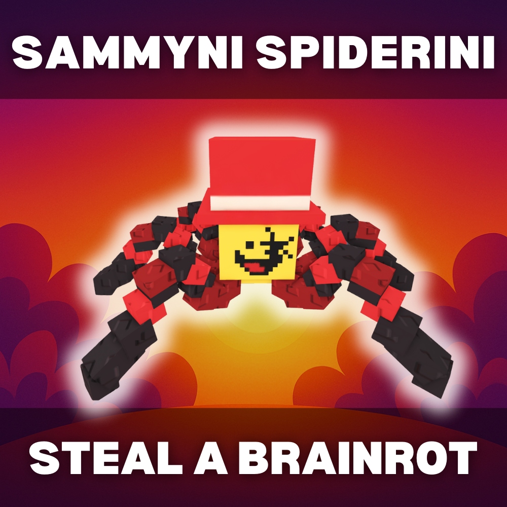 SAMMYNI SPYDERINI | Steal a Brainrot | Roblox | Brainrot God • Opinie ...