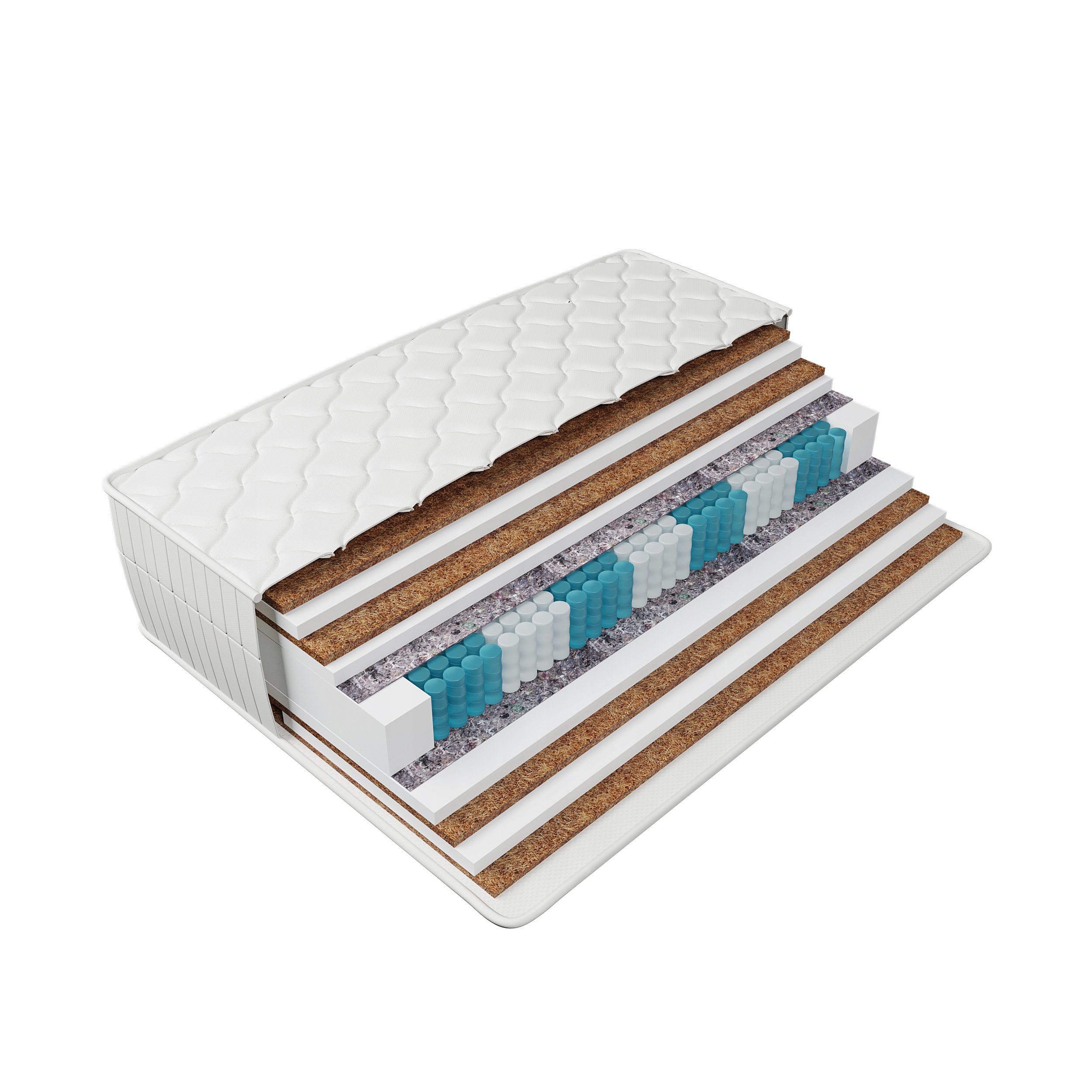 Materac sprężynowy kieszeniowy Emlar 160 x 200 x 25cm H5 (5906530200352 ...